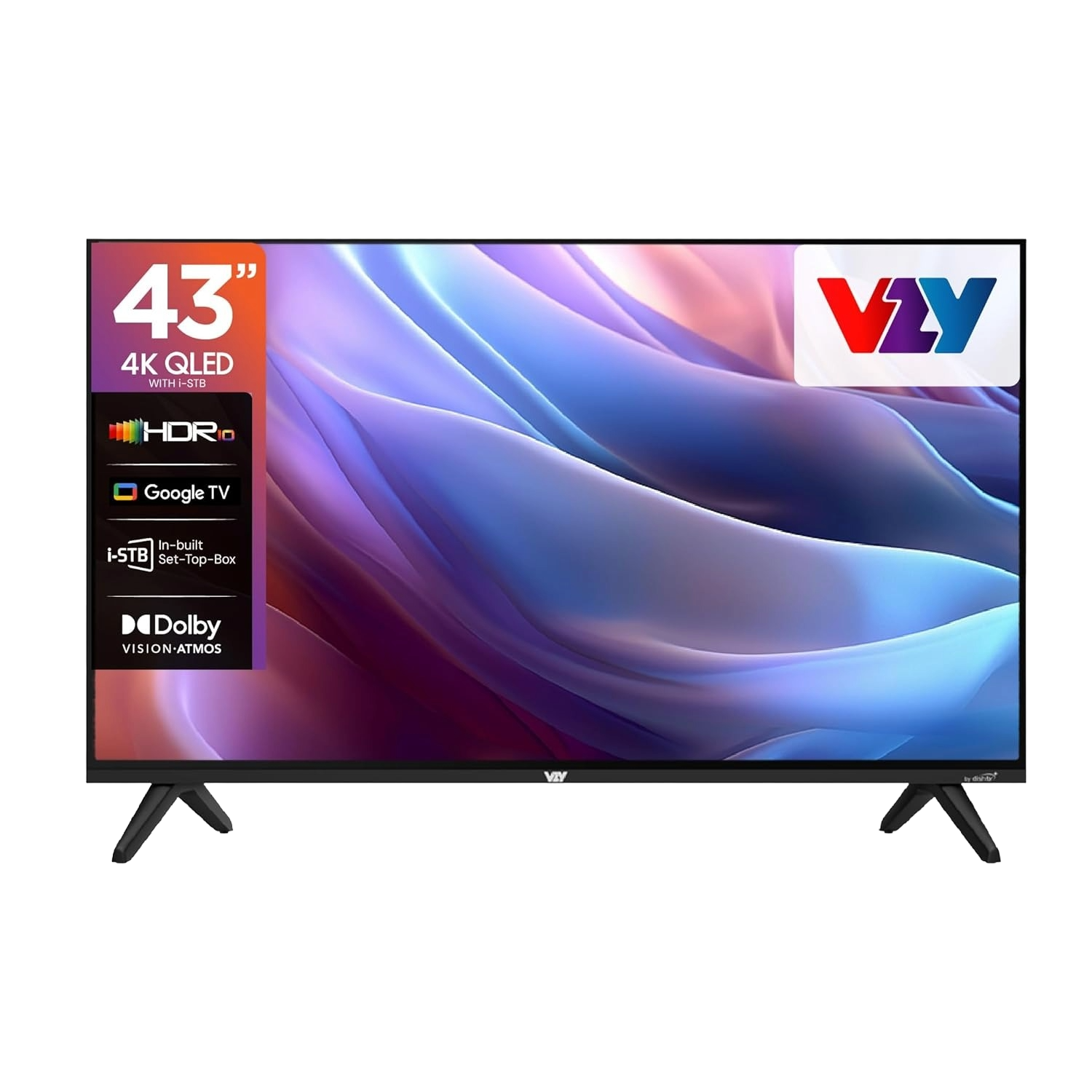 VZY by DishTV 43 Inch Full HD Smart LED TV with Google TV (X43FDLG5)